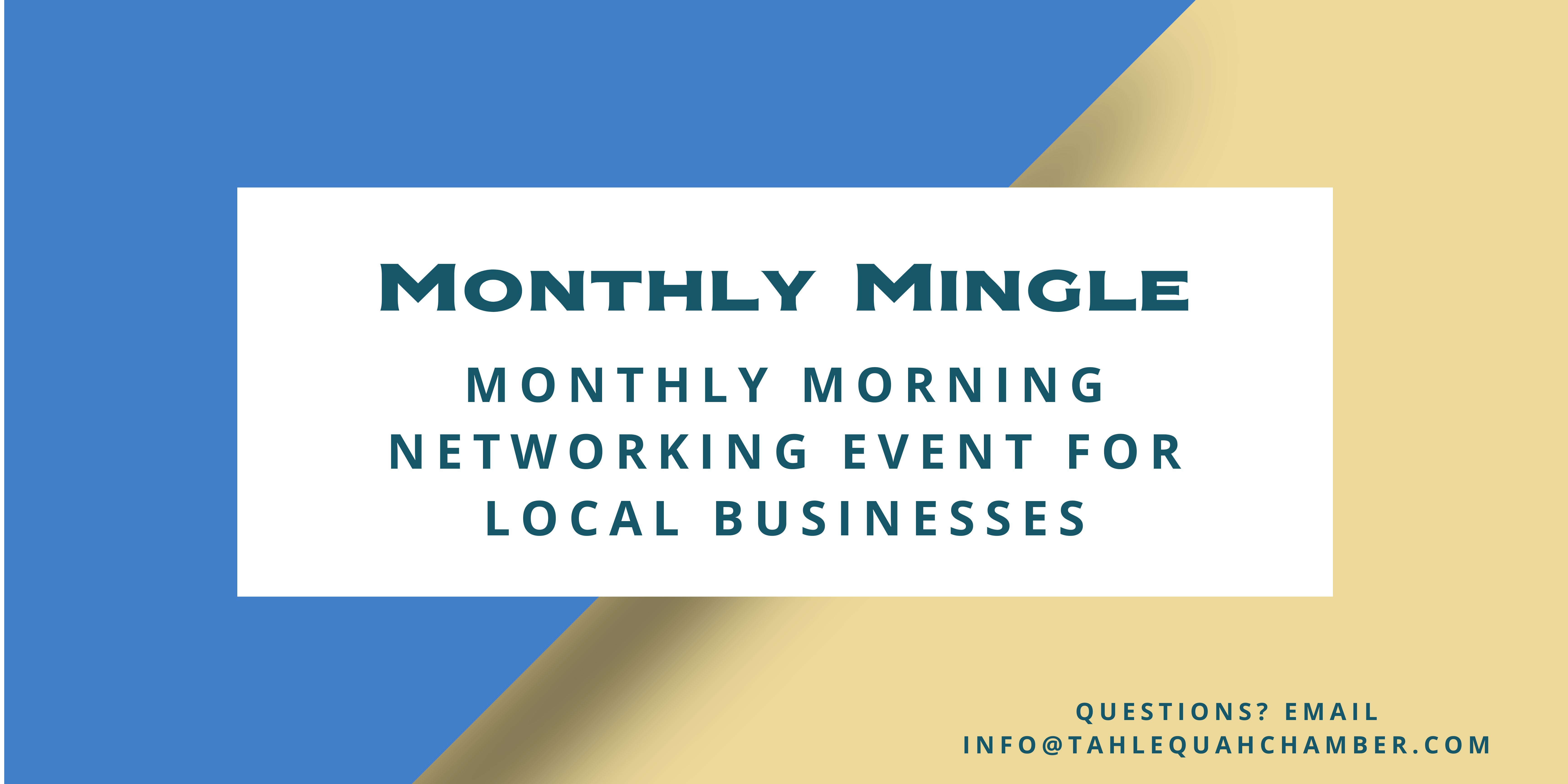 Monthly Mingle | Tahlequah Area Chamber of Commerce